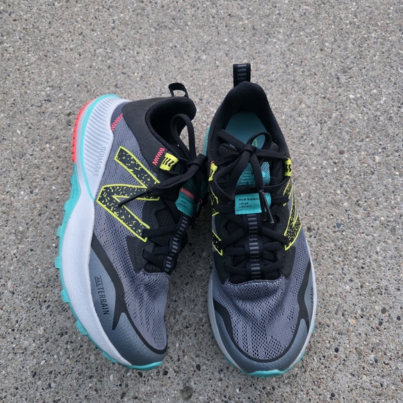 New Balance | Shoes | New Balance Black And Gray Shoes With Neon ...